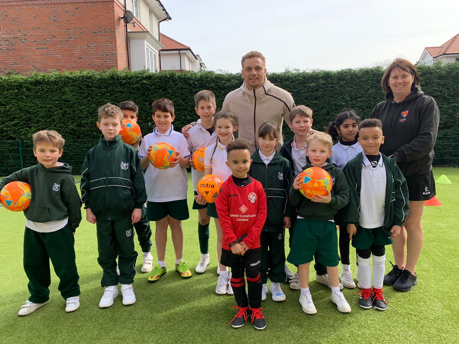 Open Day Fun with Wes Brown - Wilmslow Preparatory School